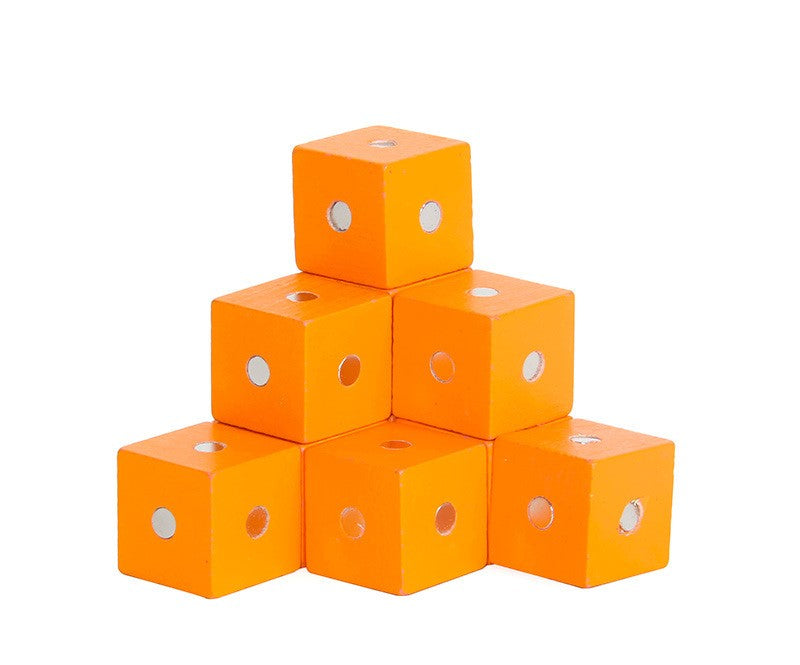 Wooden Magnetic Building Blocks - Solid Geometry Set – TarquinGroup