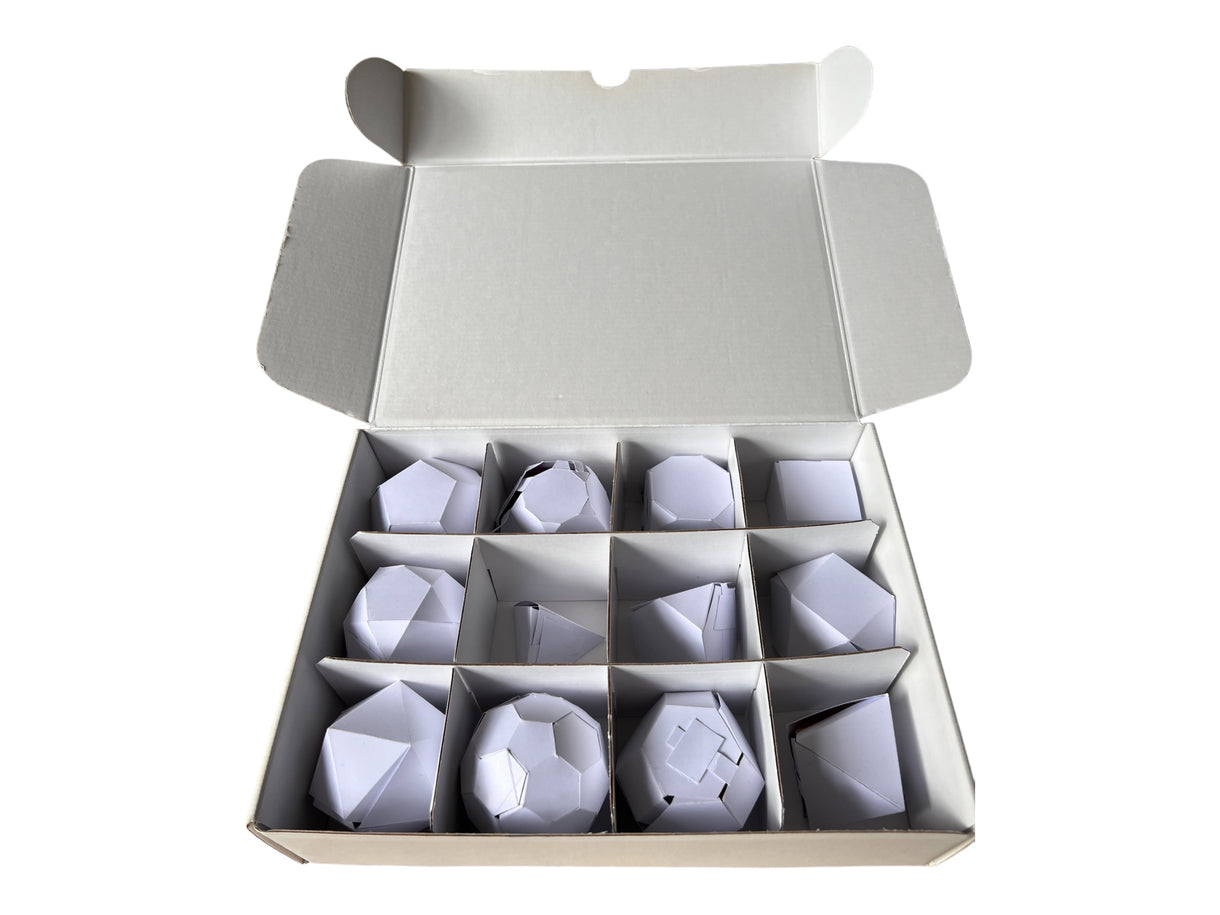 Excavated polyhedra paper model set – TarquinGroup