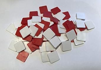SMP Red and White Square Tile Set – TarquinGroup